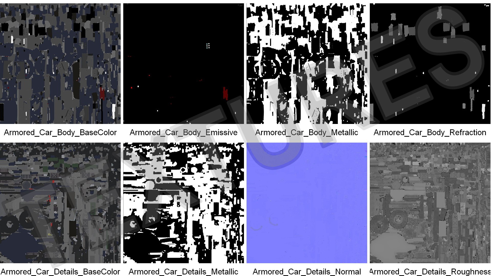Armored Ground Interceptor Car With Raised Gun Turret 3D Model ...