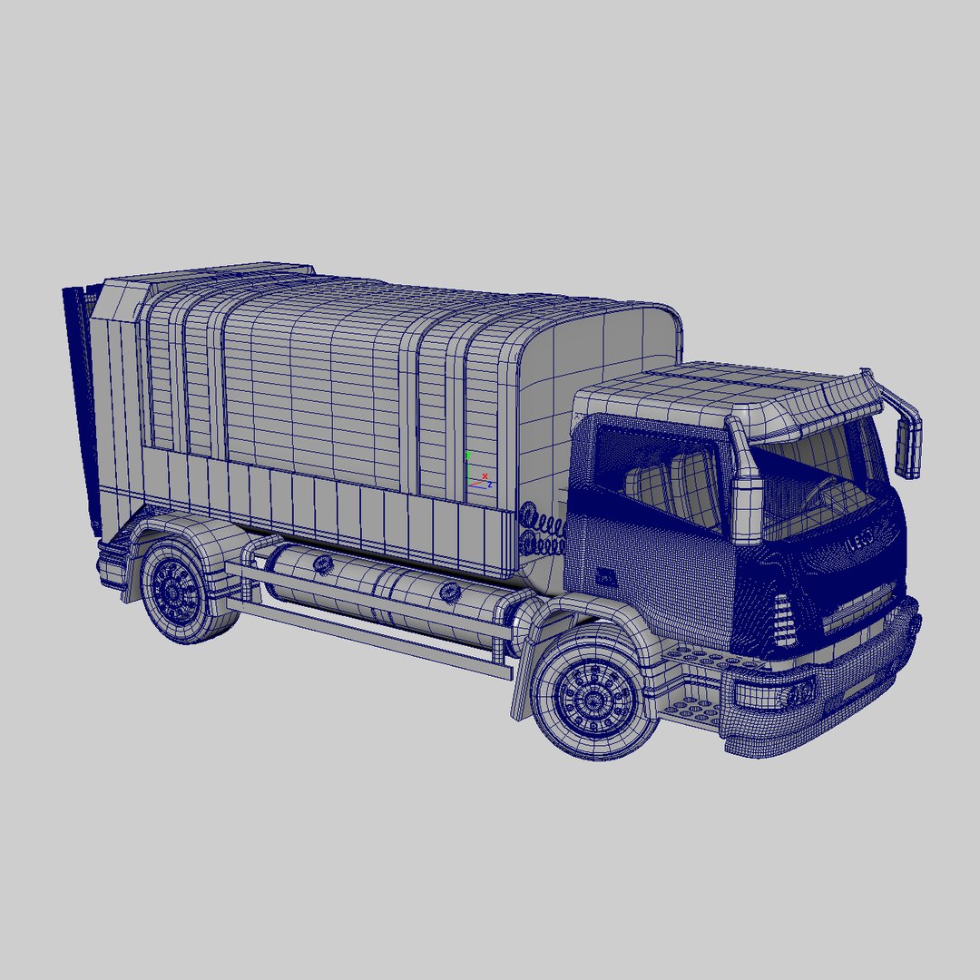 Garbage Truck 3d Model