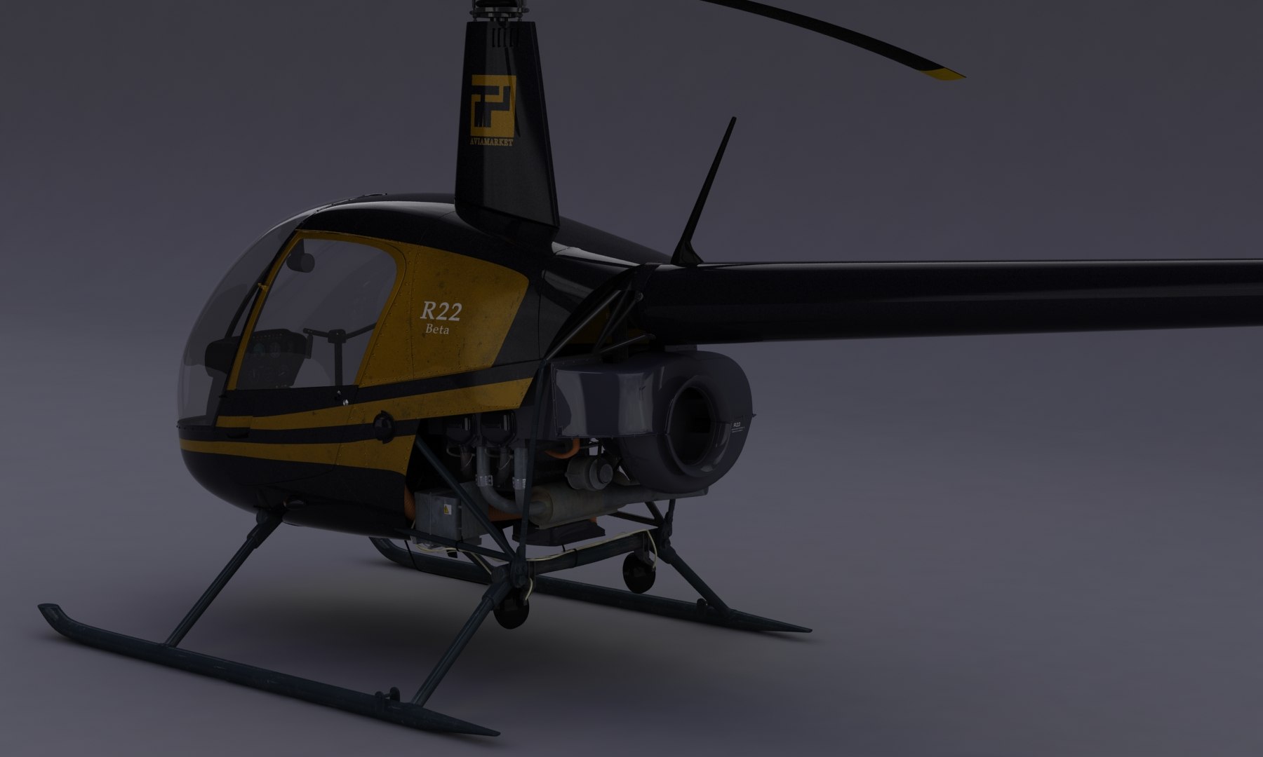 Helicopter Robinson R22 Max
