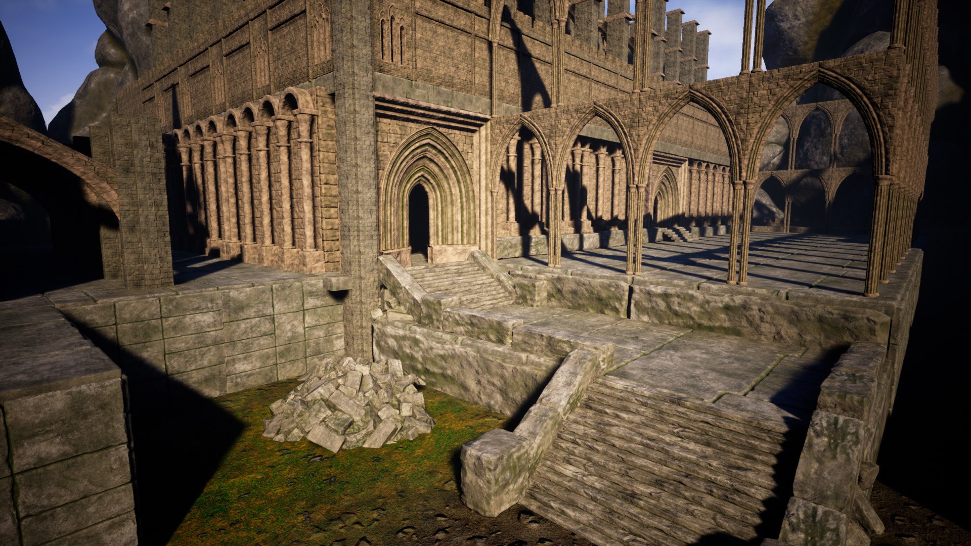 Gothic Castle Modular UE5 3D Model - TurboSquid 2186507