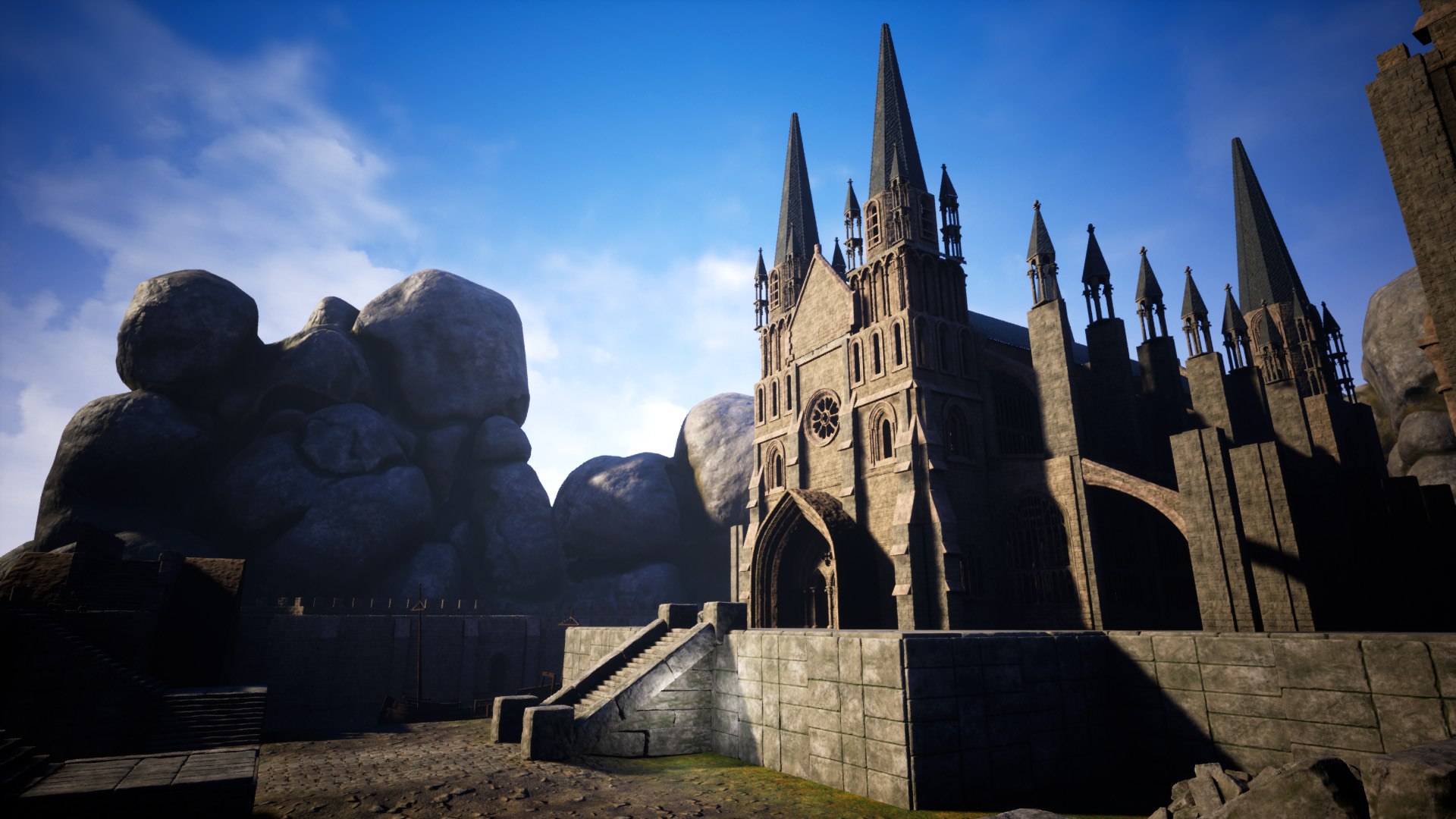 Gothic Castle Modular UE5 3D Model - TurboSquid 2186507