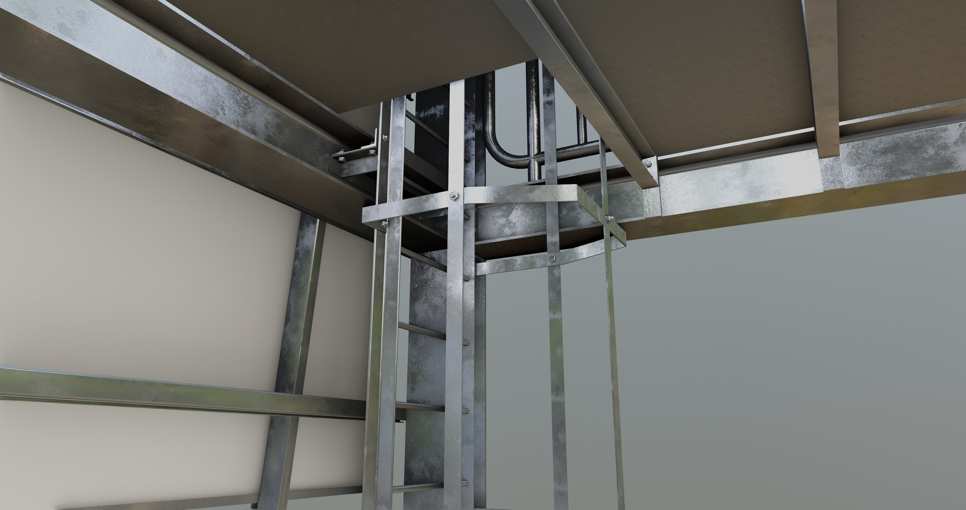 3D Vertical Solar Panel Tower Type-1 Model - TurboSquid 2105384