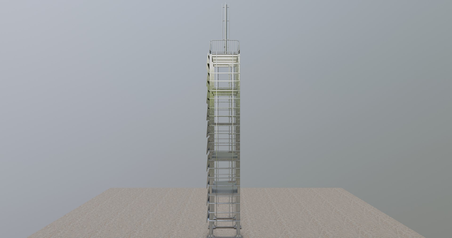 3D Vertical Solar Panel Tower Type-1 Model - TurboSquid 2105384