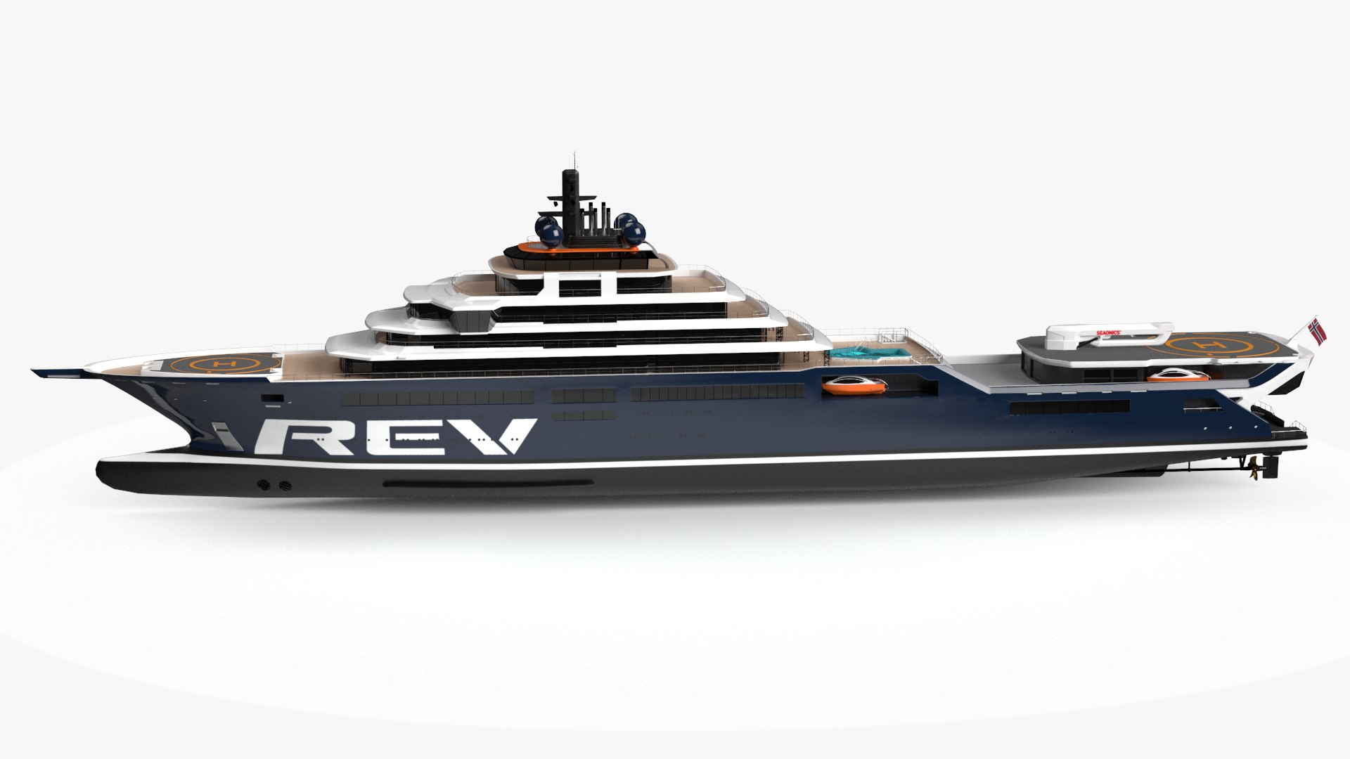 Rev Ocean Research Vessel Dynamic Simulation 3D model - TurboSquid 1831794
