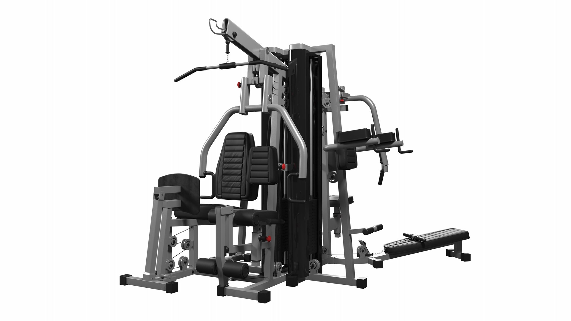 3D mega exercise station - TurboSquid 1531832