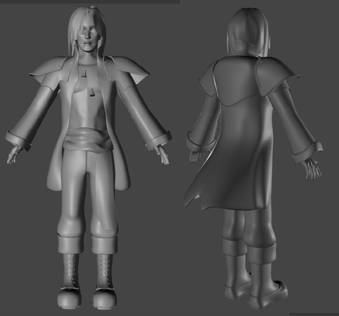 Subdivision Man 3d Model