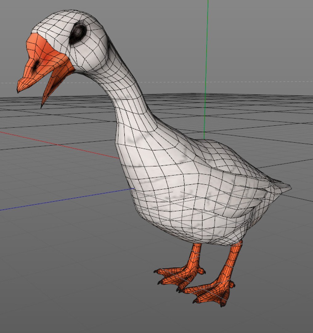 3D goose - TurboSquid 1281628