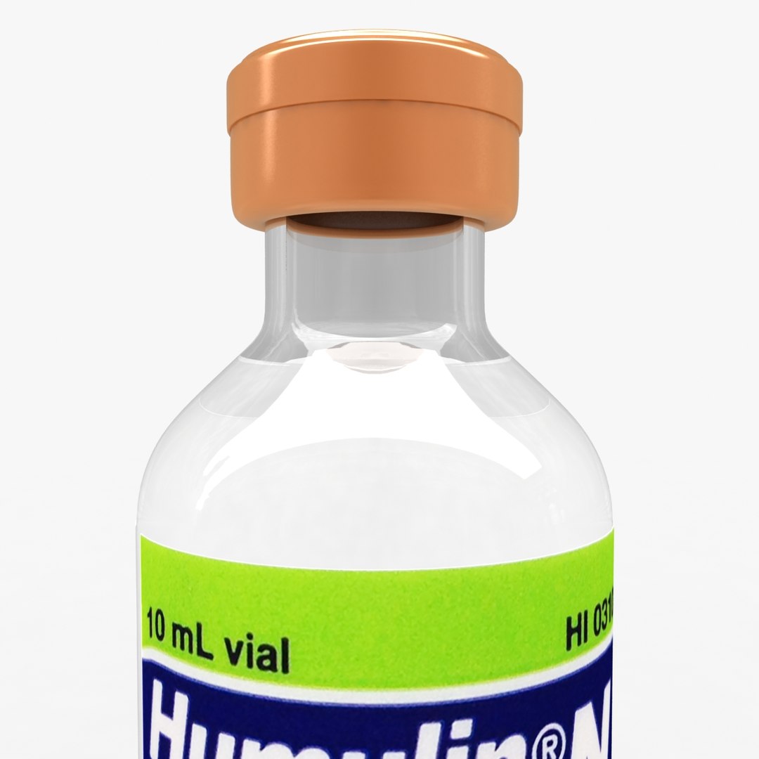 humulin n 3d model