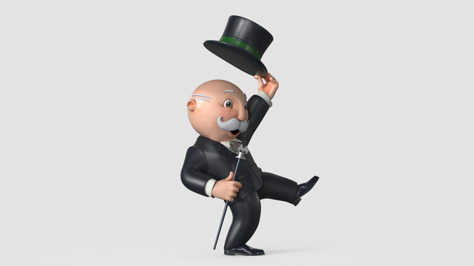3D Mr Monopoly Hello Pose - TurboSquid 2274295