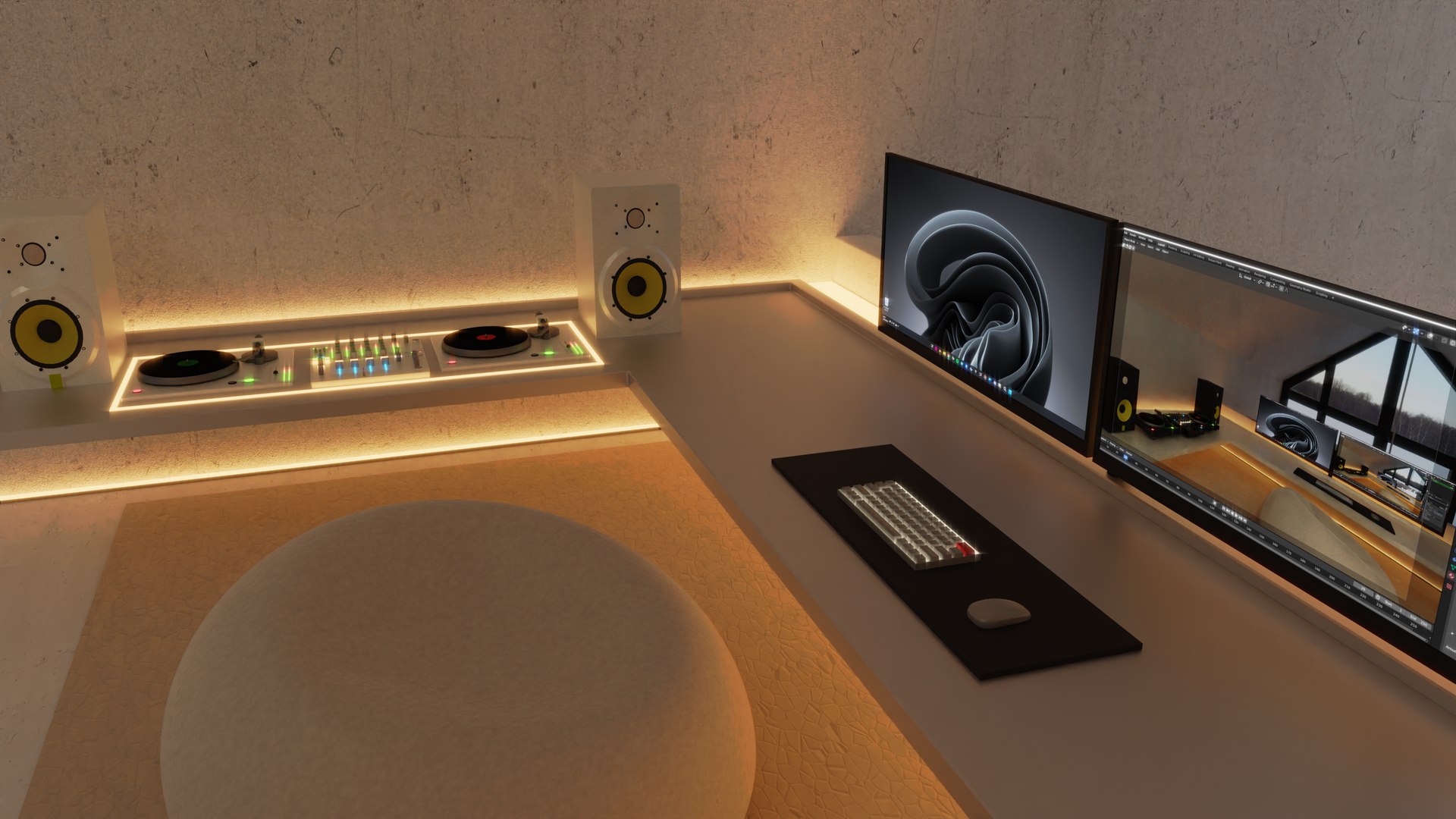 Modern minimalist house concept 3D model - TurboSquid 1910972