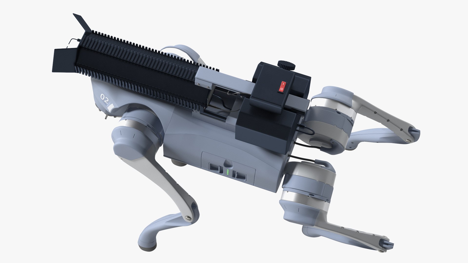Thermonator Robot Dog In Stand Pose 3D Model - TurboSquid 2253089