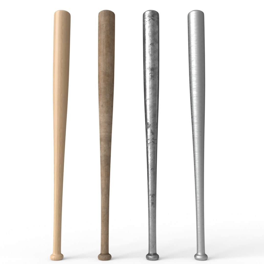 Baseball bats 3D model - TurboSquid 1521033
