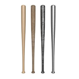 Baseball Bat Blender Models for Download | TurboSquid