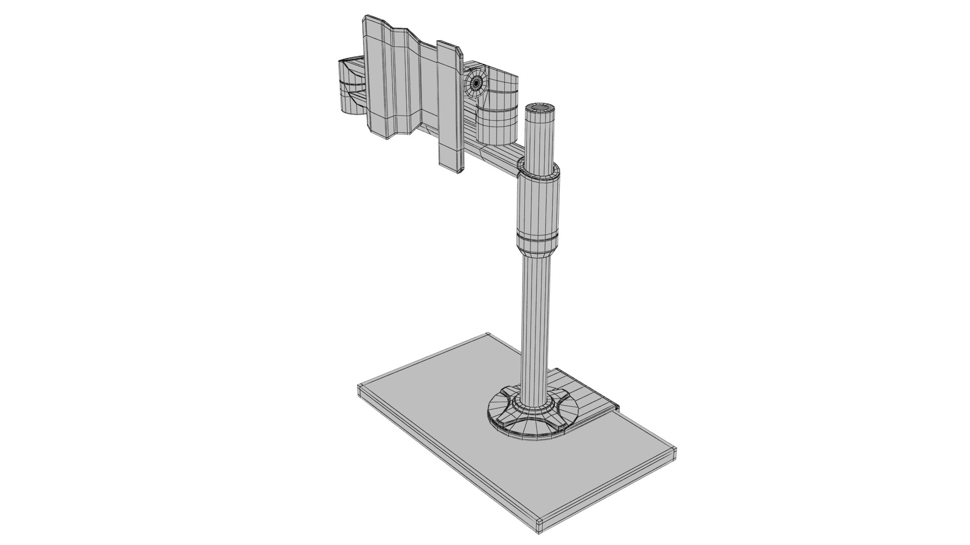 Monitor Holder Arm 3D model - TurboSquid 1897317