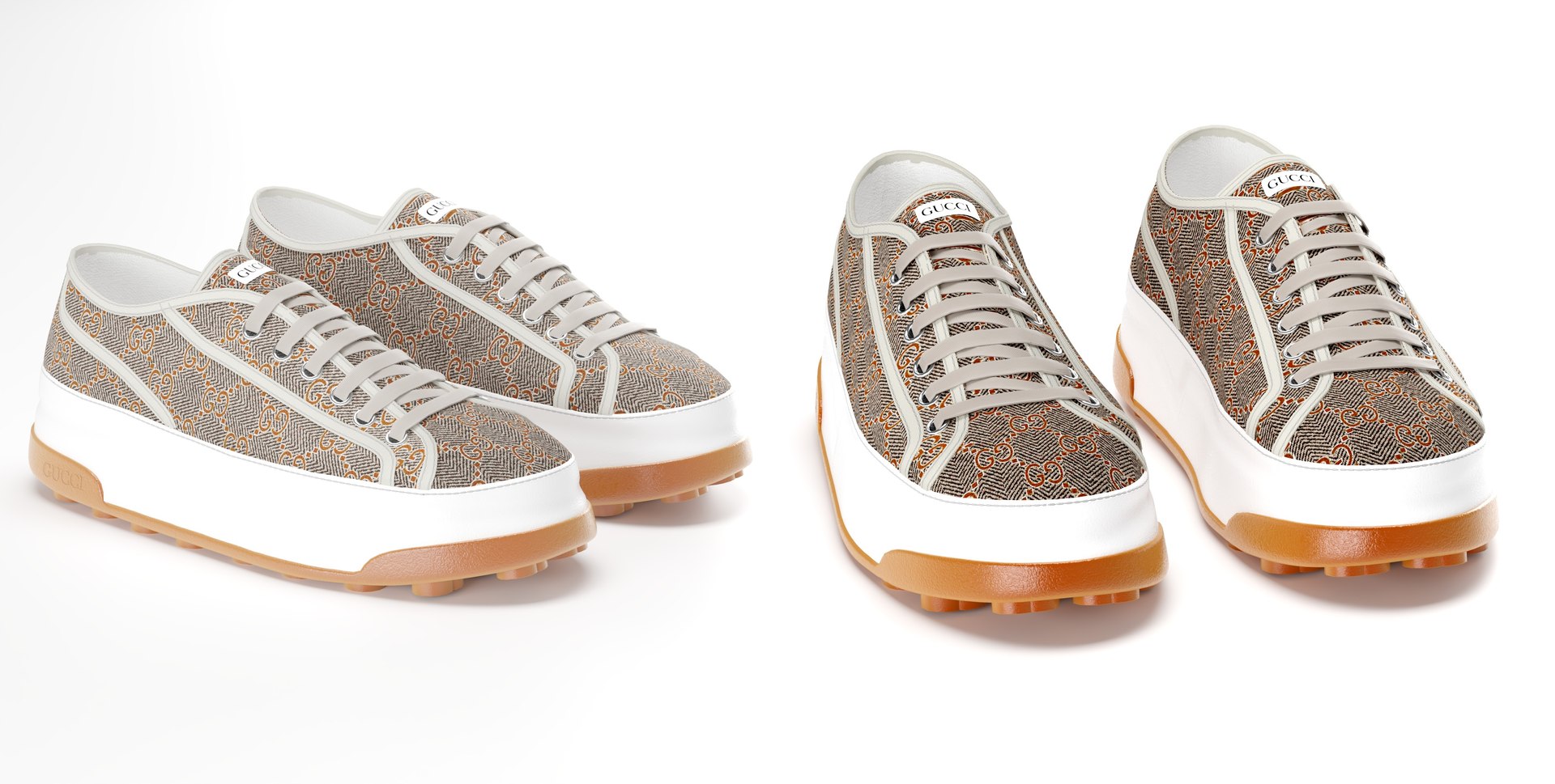 3D Shoes Gucci Woman Model - TurboSquid 2223267