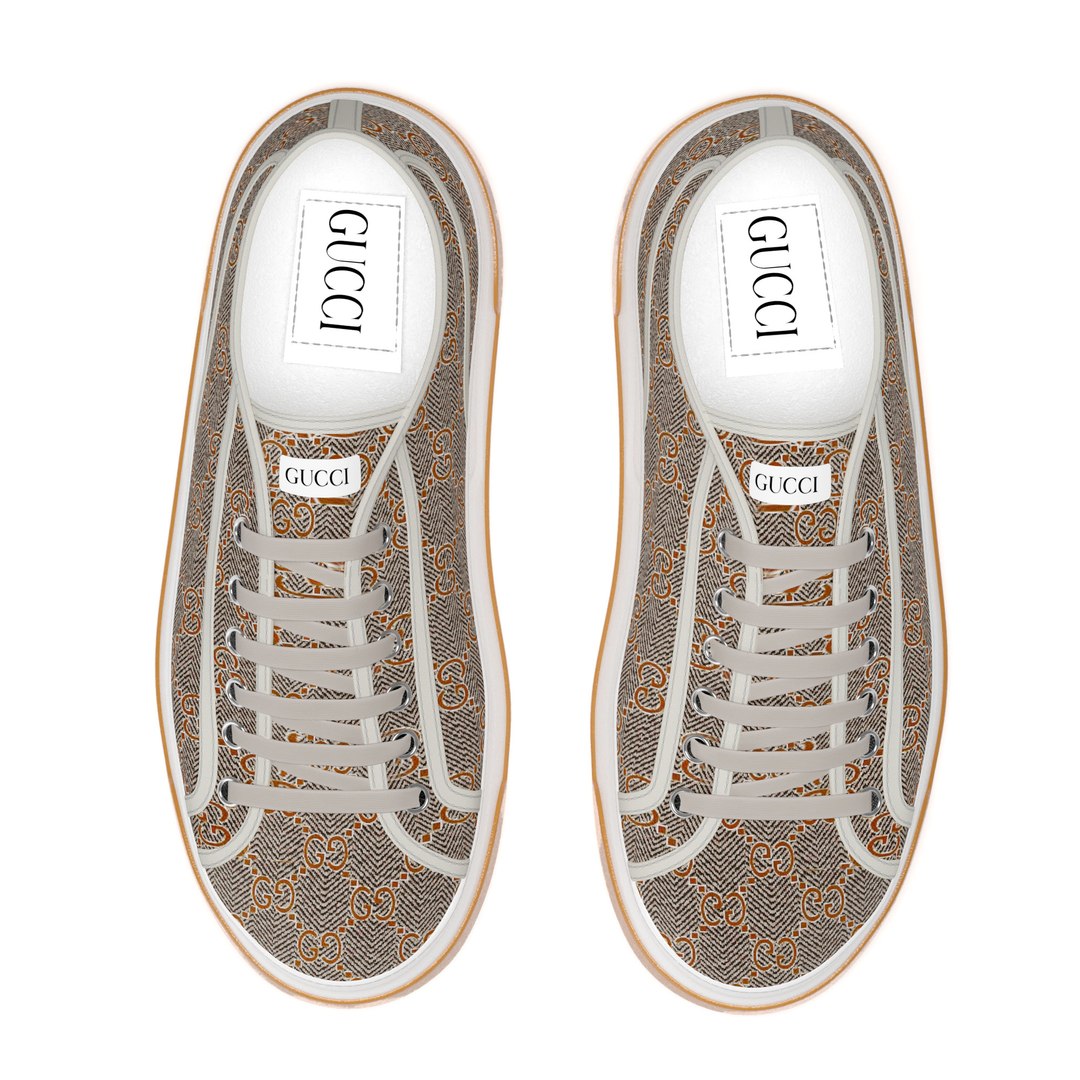 3D Shoes Gucci Woman Model - TurboSquid 2223267