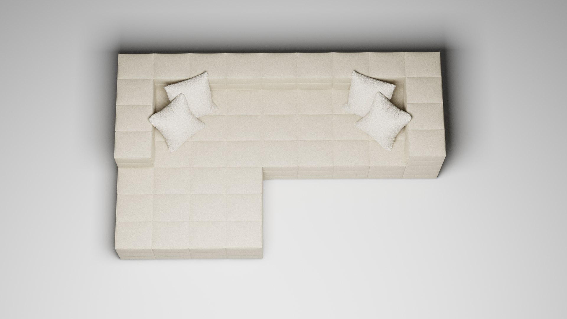 Boxy Couch Model - TurboSquid 2380849