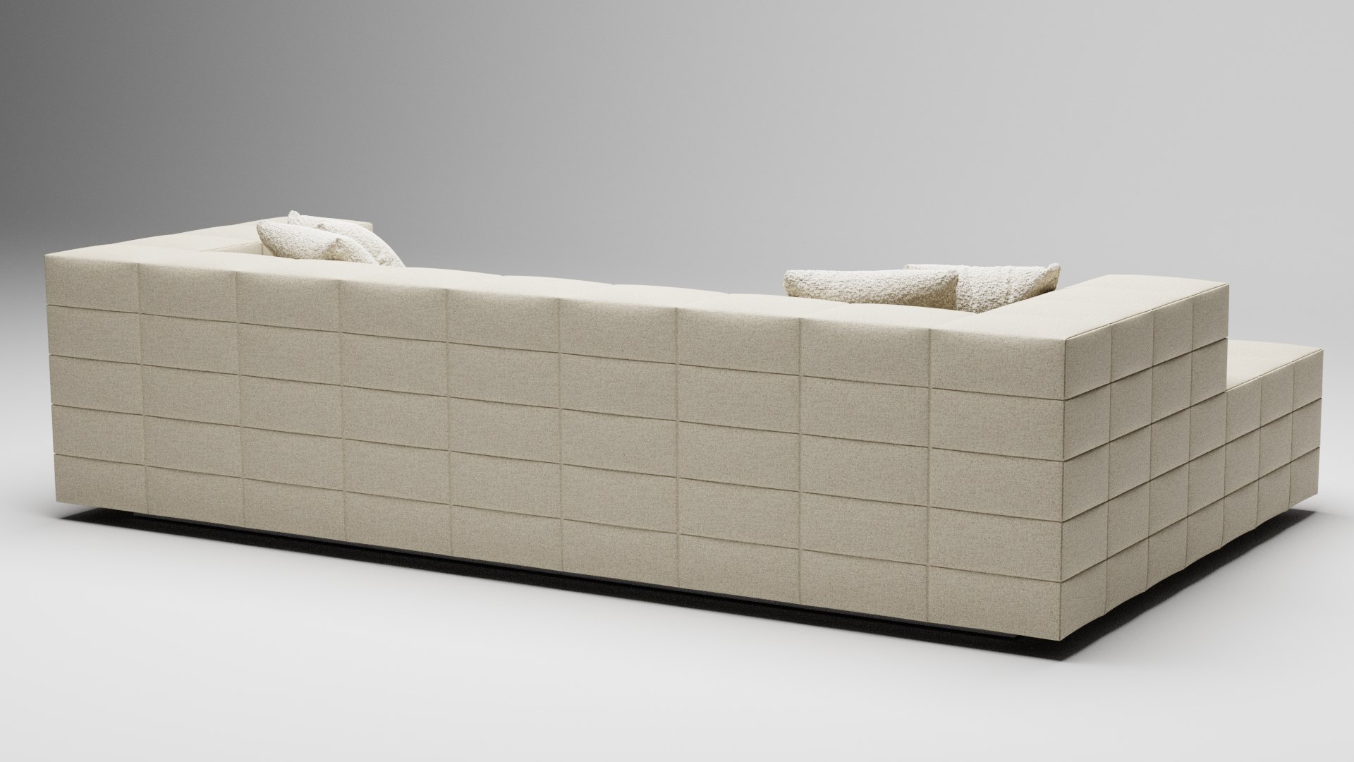 Boxy Couch Model - TurboSquid 2380849