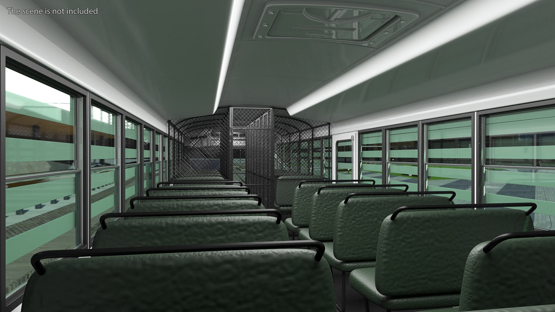 Thomas Saf T Liner Prison Transport Bus 3D model - TurboSquid 1731801