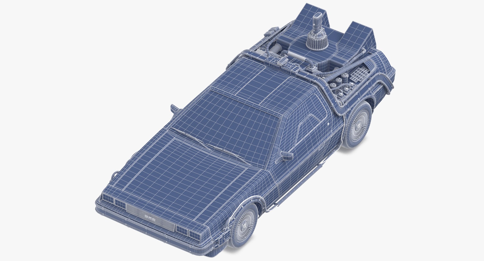 Delorean Driving 3D Model - TurboSquid 1335721