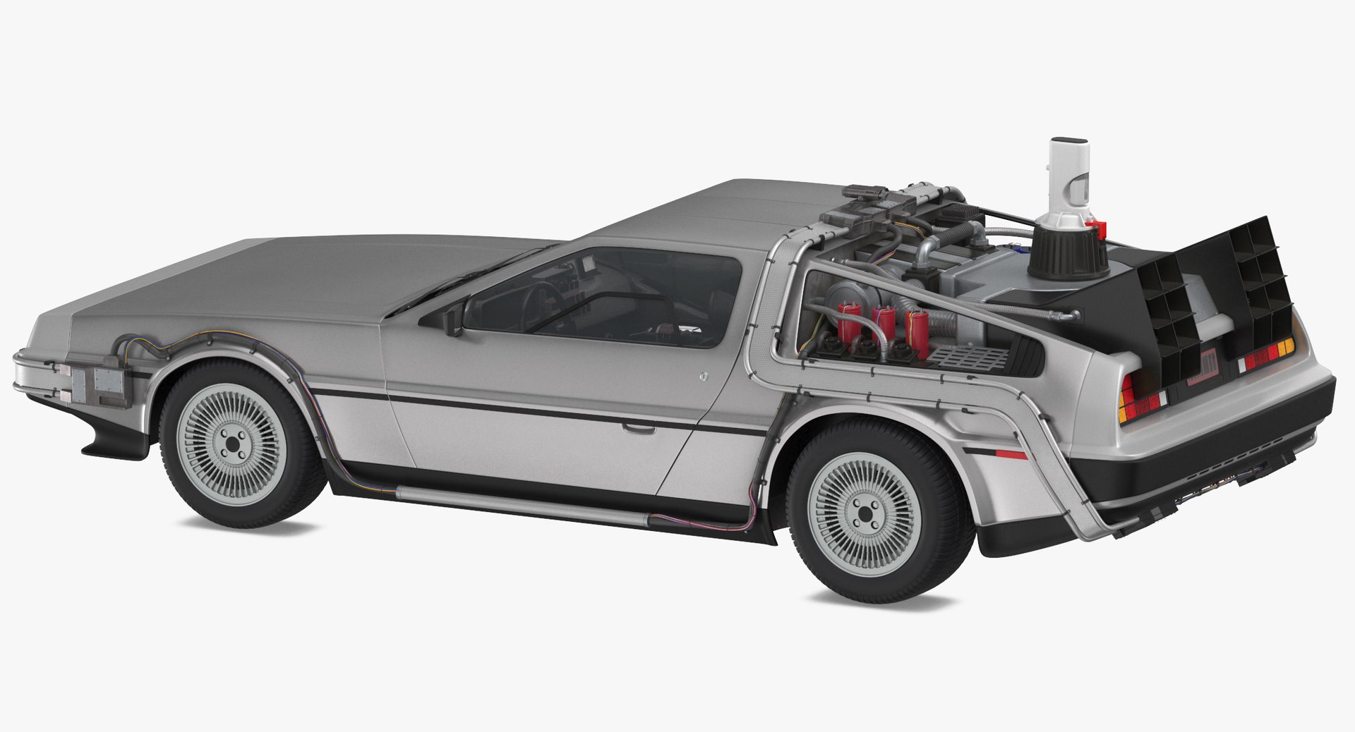 Delorean Driving 3D Model - TurboSquid 1335721