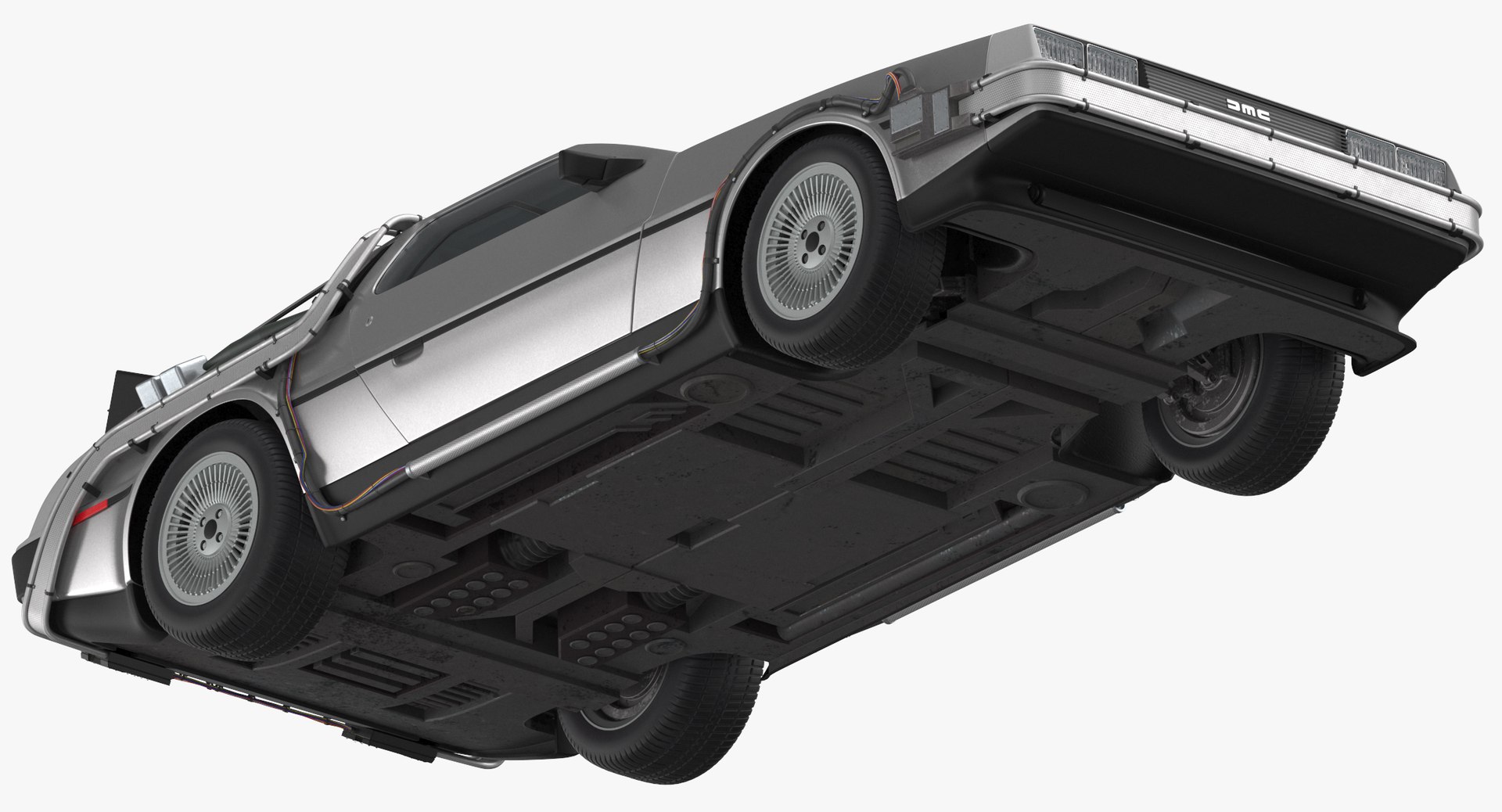 Delorean Driving 3D Model - TurboSquid 1335721