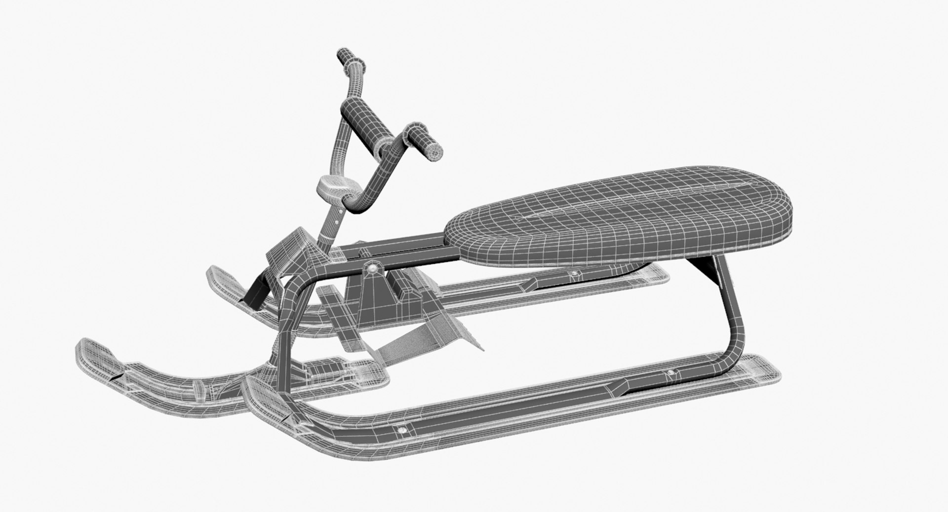 Snowracer V2 3D Model - TurboSquid 1352081