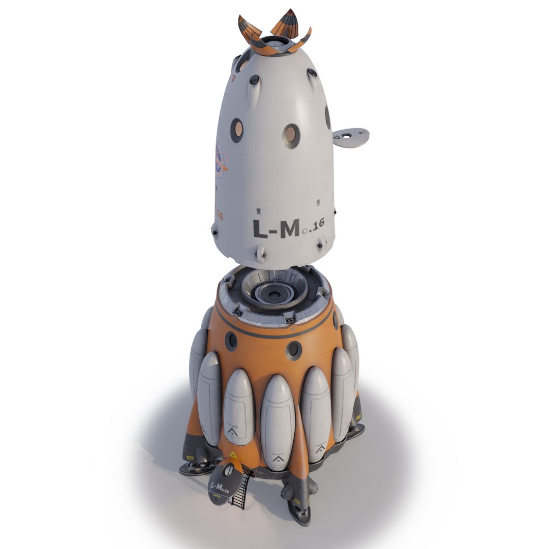Planetary Collection Of Rocket And Explorer Vehicle And Planetary ...