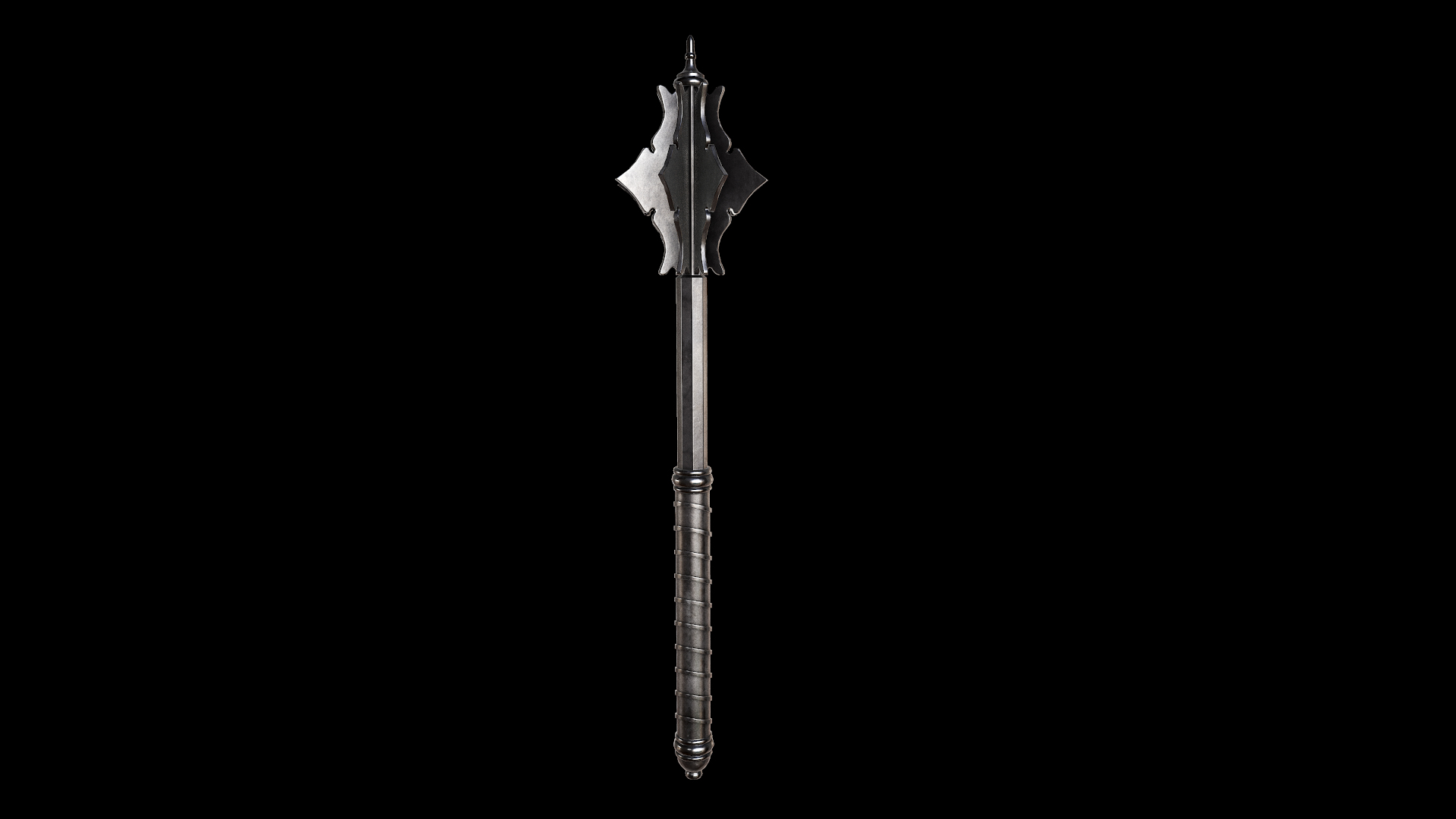 Gameready german mace 3D - TurboSquid 1216595