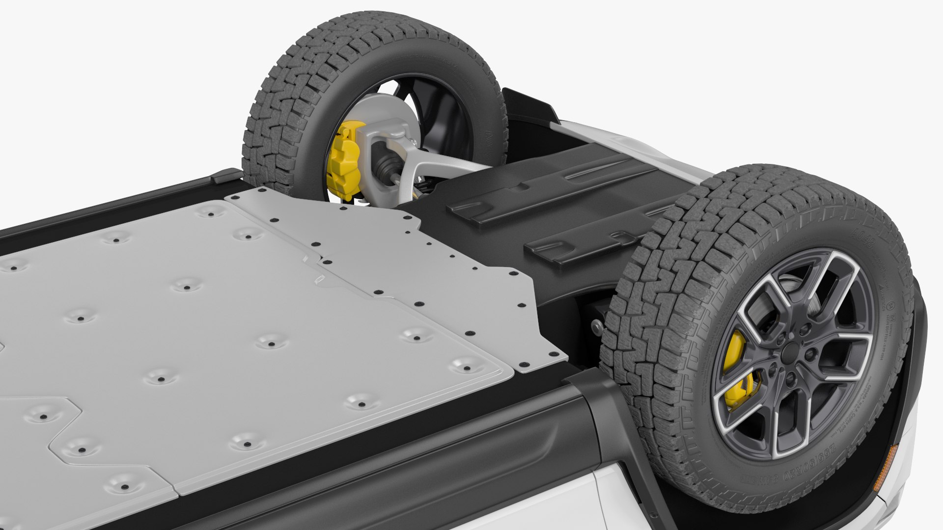 3D Electric Pickup Truck White - TurboSquid 2143779