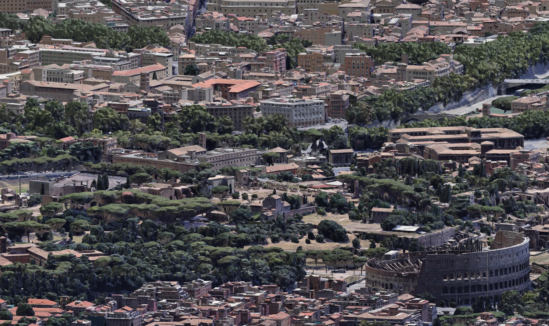 Rome City Center 3D Model - TurboSquid 1838931