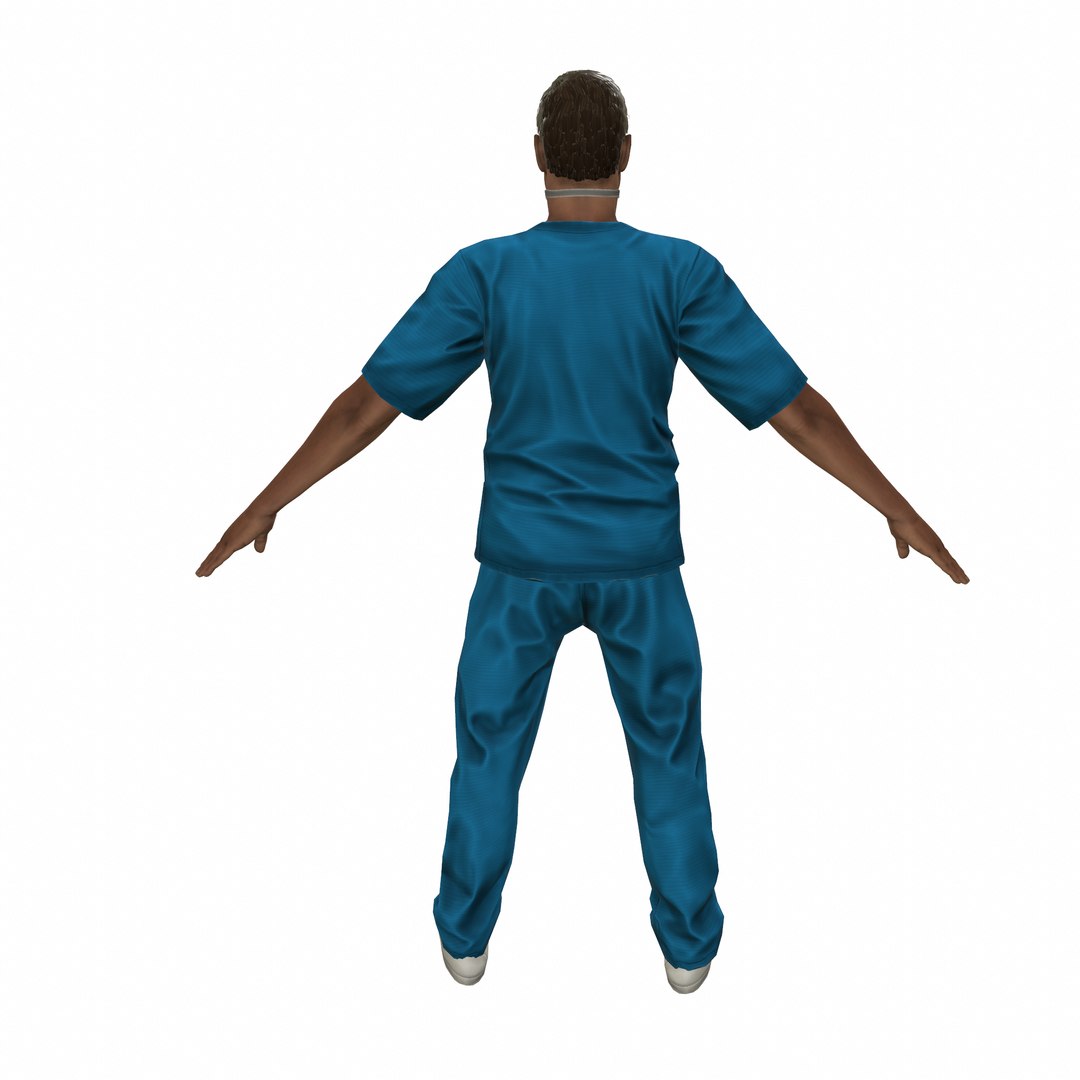 3d Ready Medical Surgeon Character Rigged
