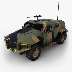 bushmaster mobility vehicle 3d max