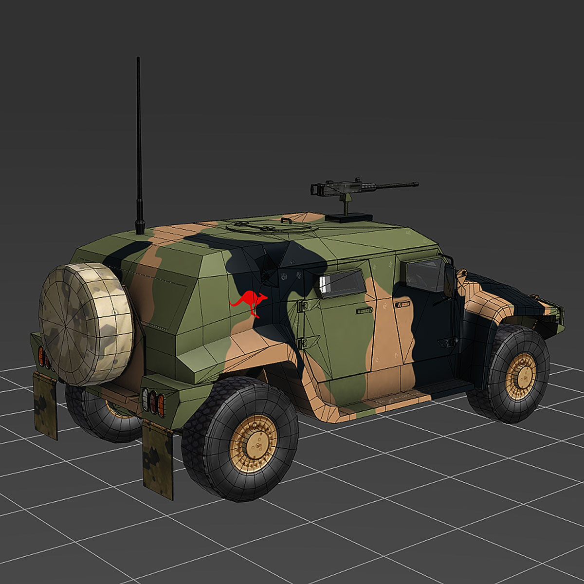 3d hawkei vehicle