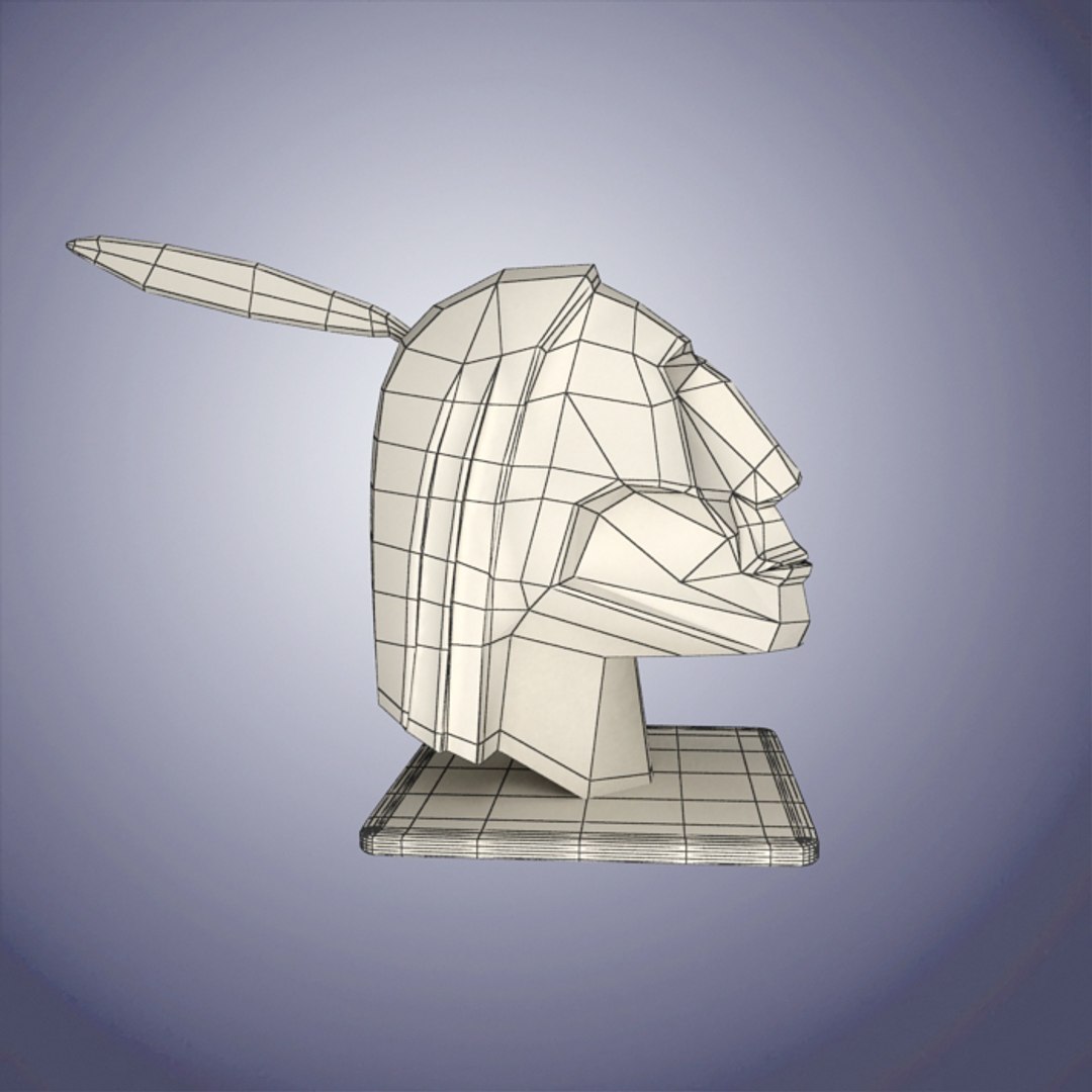 Human Indian Statue 3d Model