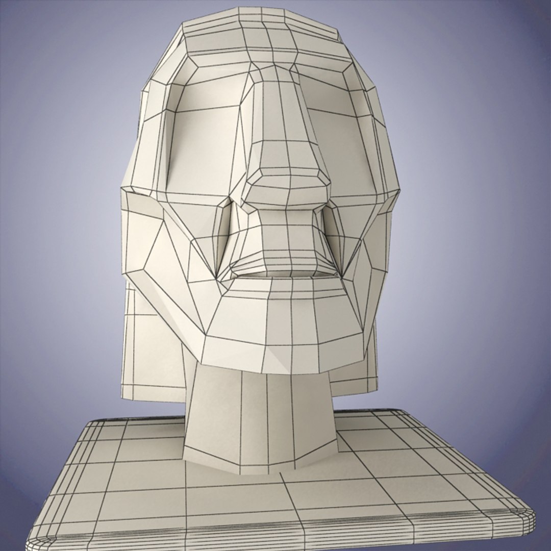 Human Indian Statue 3d Model