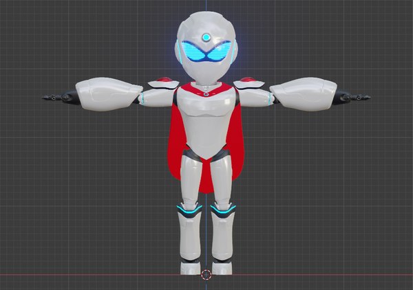 3D robot hero model - TurboSquid 1635663