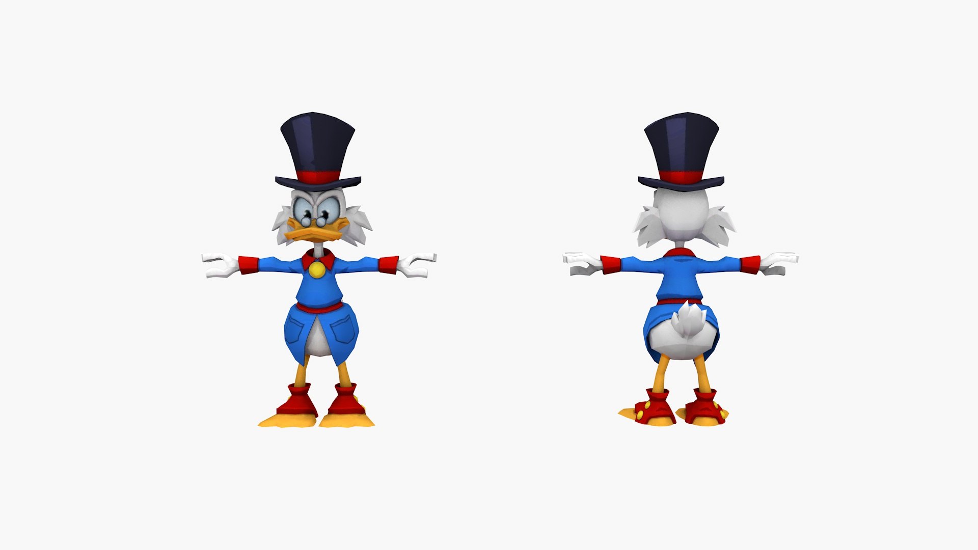 Scrooge McDuck Model - TurboSquid 2376750