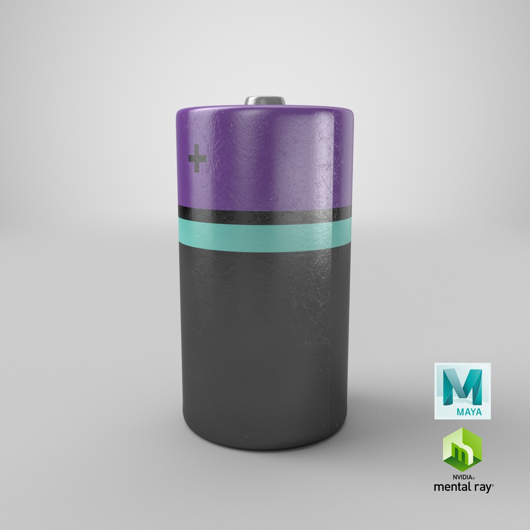 Battery d model - TurboSquid 1601562