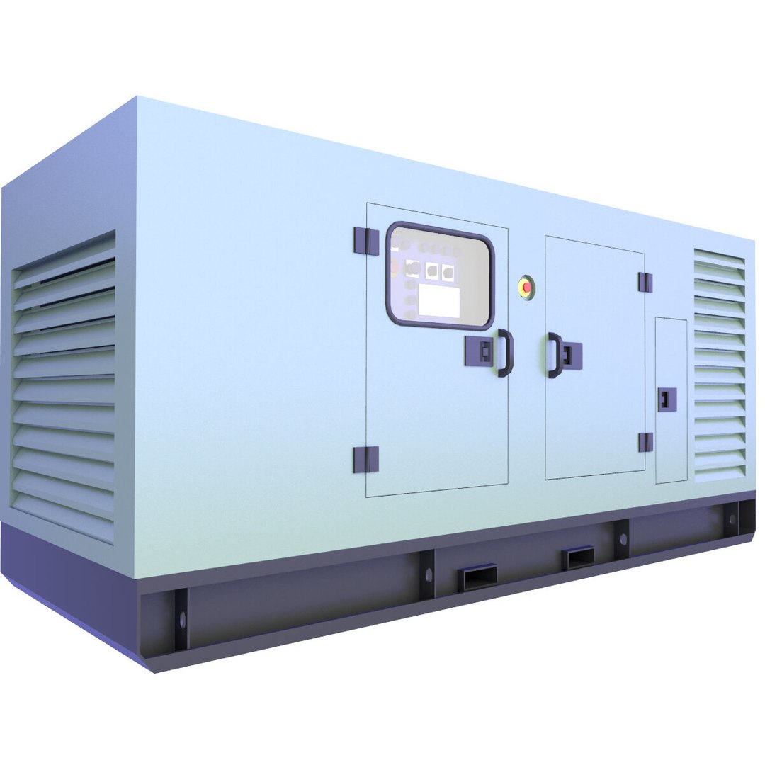 Diesel Generator Low Poly 14 3D Model - TurboSquid 2096793