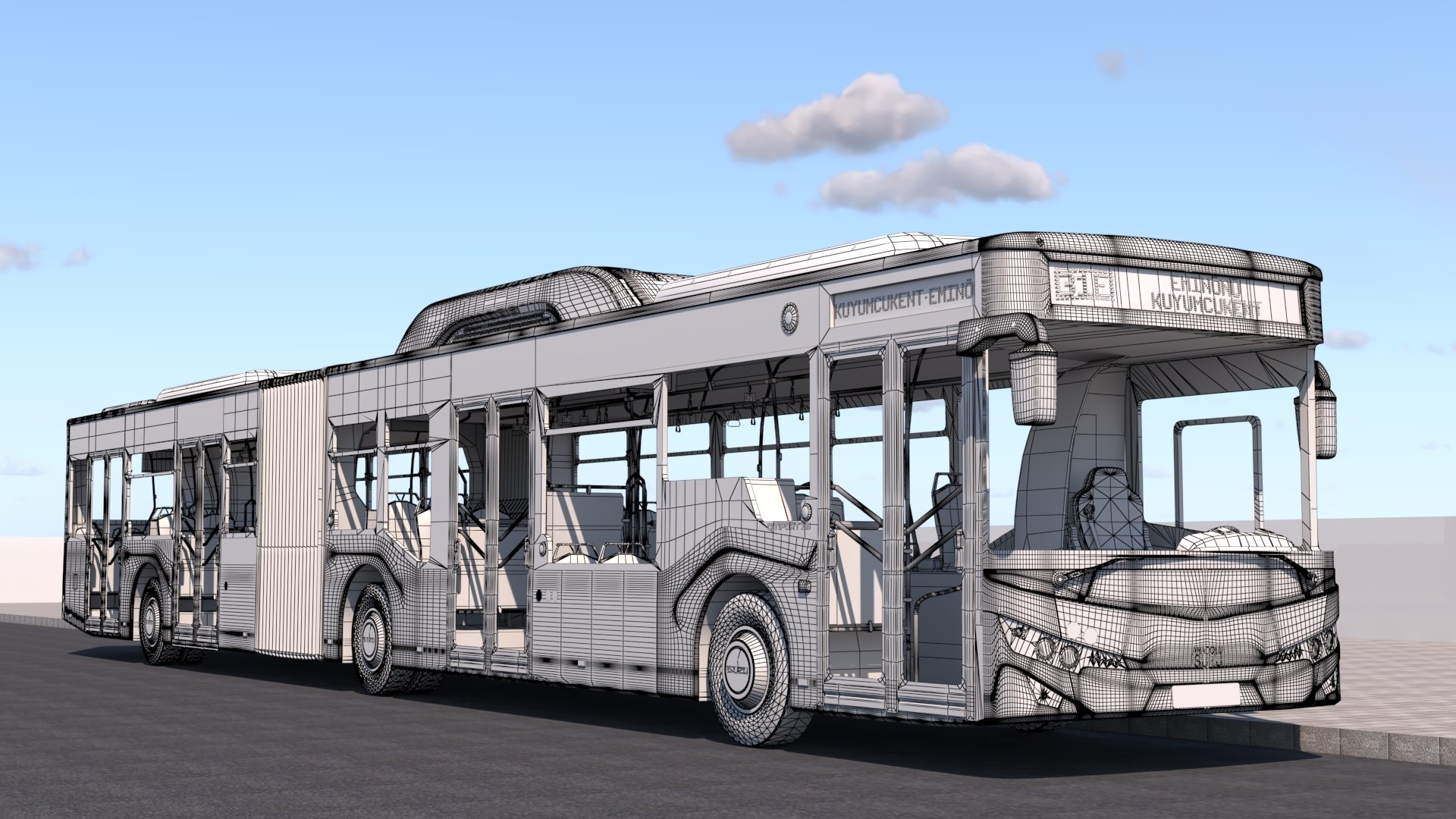 Isuzu Citiport 18 CNG 3D Model - TurboSquid 2087067