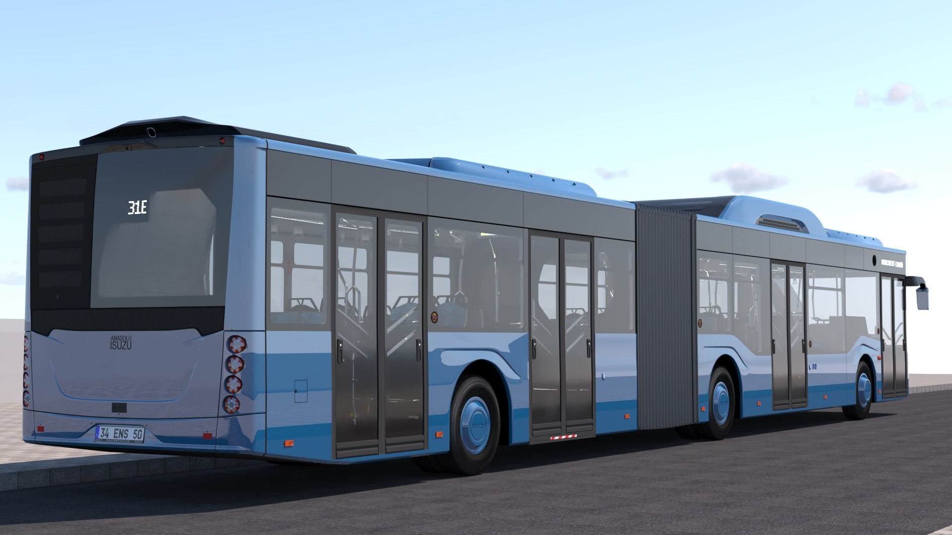 Isuzu Citiport 18 CNG 3D Model - TurboSquid 2087067