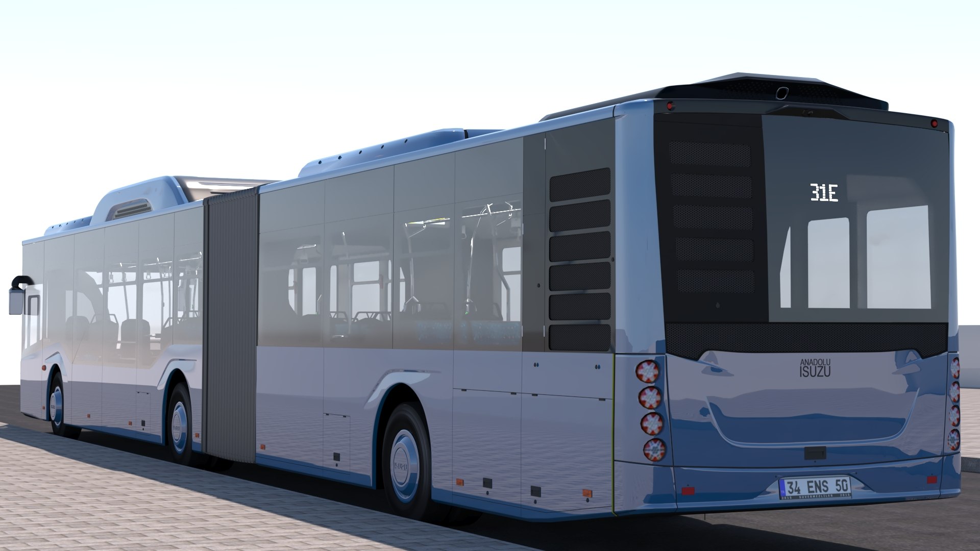 Isuzu Citiport 18 CNG 3D Model - TurboSquid 2087067