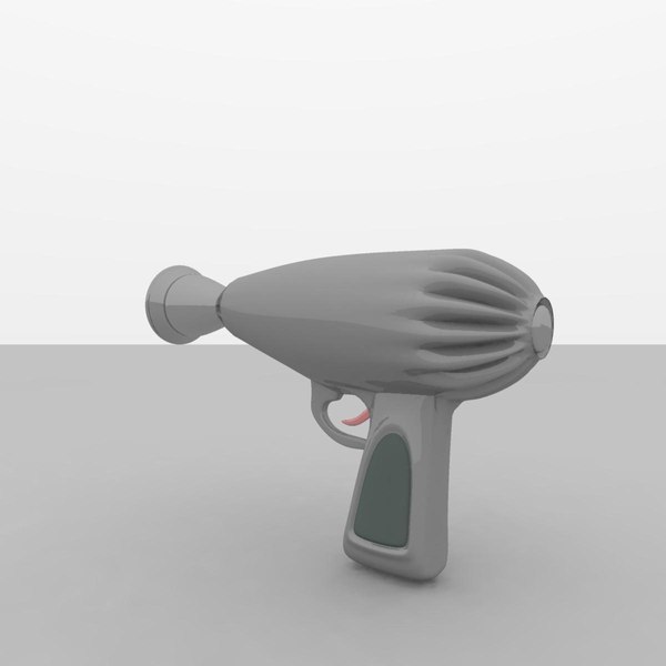 free weapons laser pistol 3d model