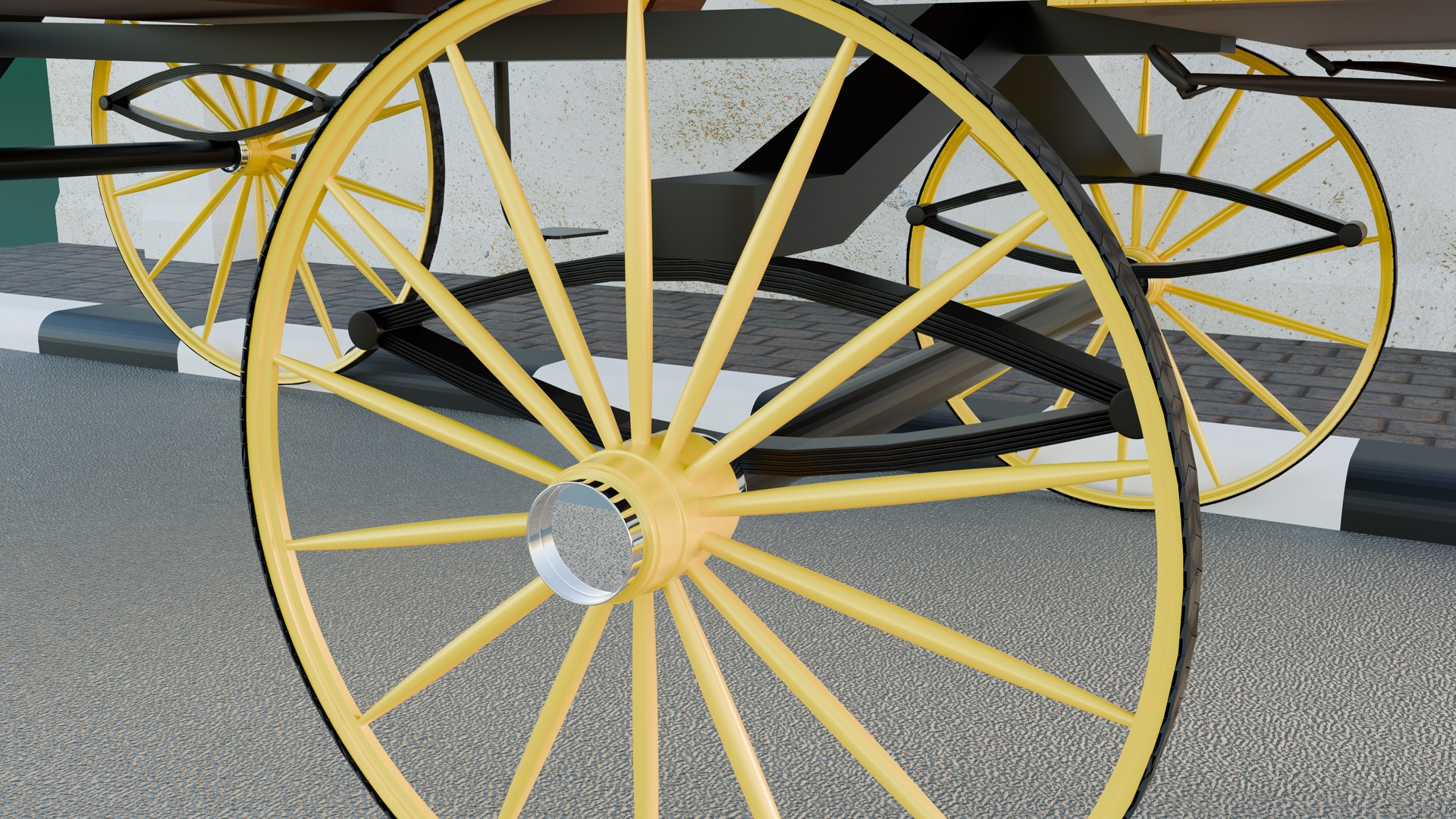 Carriage - Dokar Andong Delman Lowpoly Isometric 3D - TurboSquid 2243978