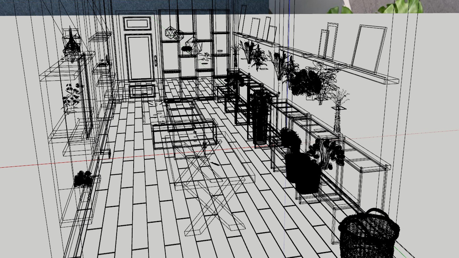 3D Flower Shop Model - TurboSquid 1977211