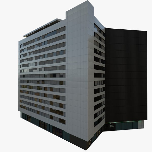 3D model Office Building 1A - TurboSquid 1736308