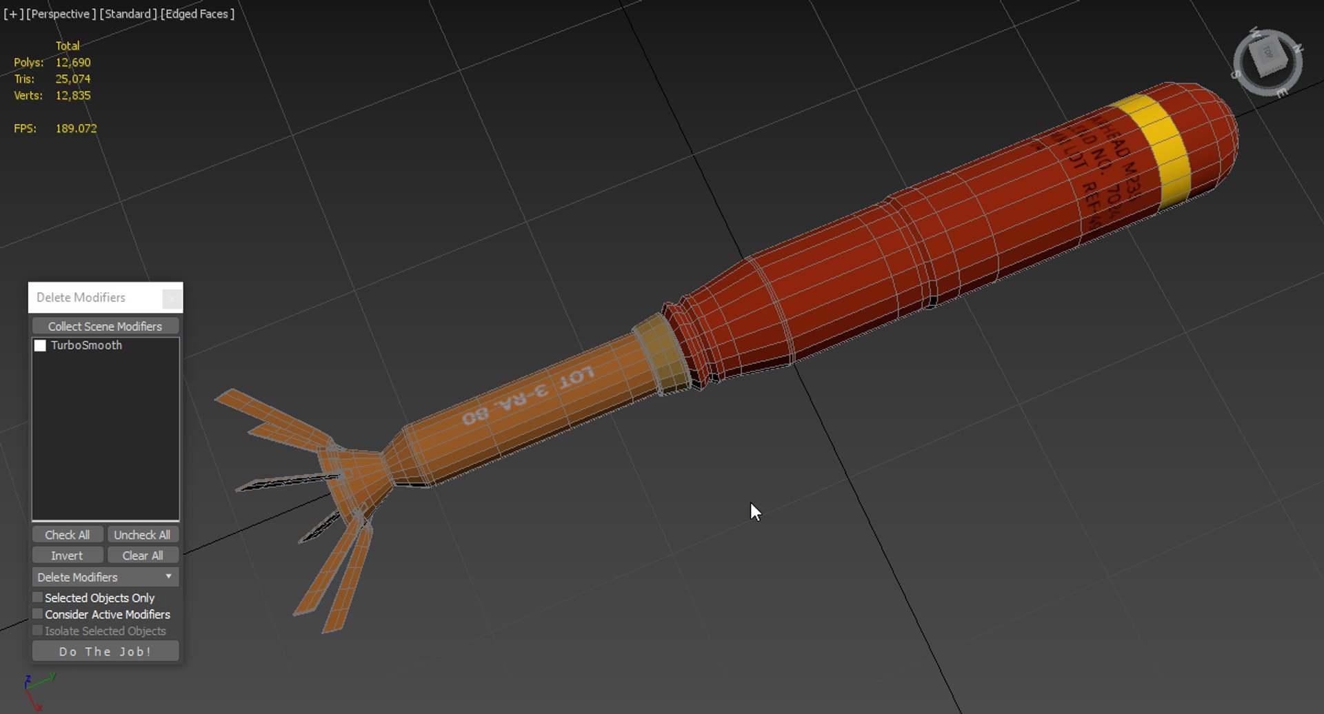 3D Incendiary Rocket 66 Mm M74 - TurboSquid 1984053