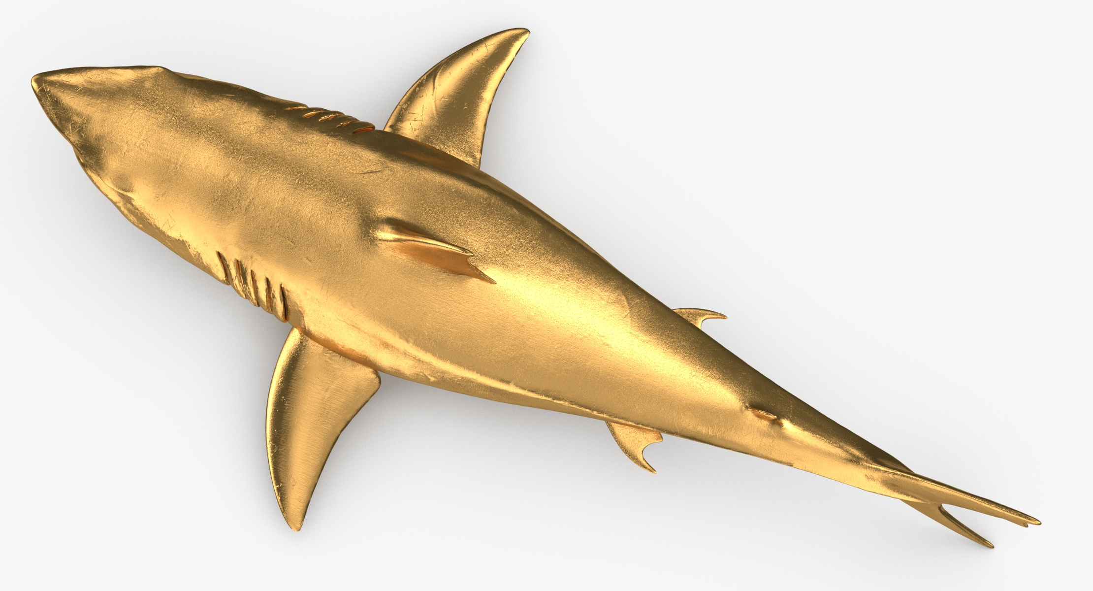 Great White Shark Poses Gold Collection 01 - 2 models 3D - TurboSquid ...