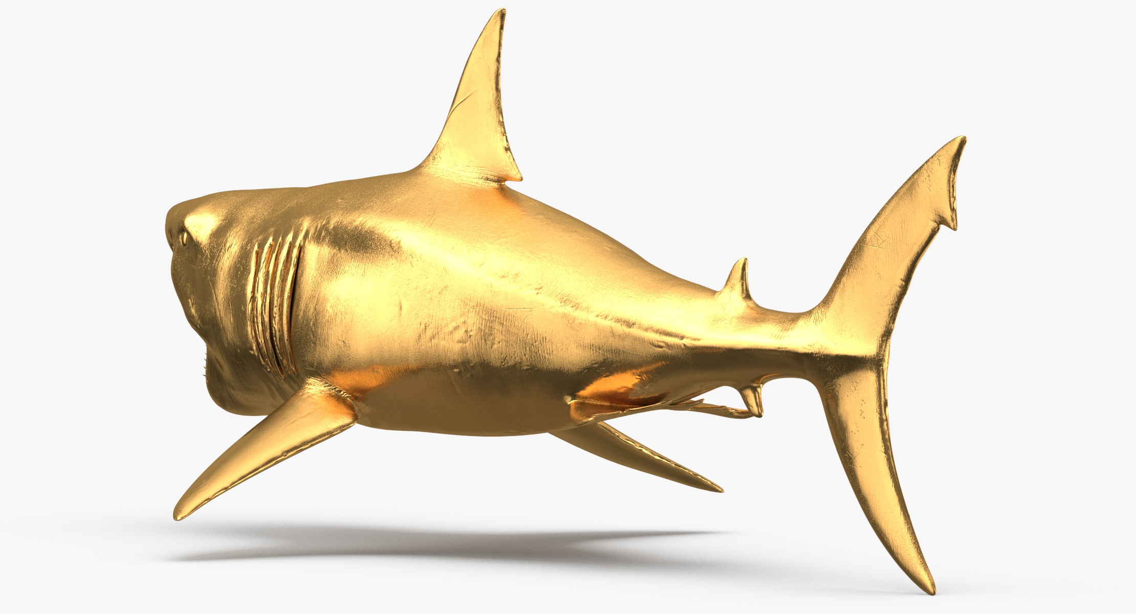 Great White Shark Poses Gold Collection 01 - 2 models 3D - TurboSquid ...